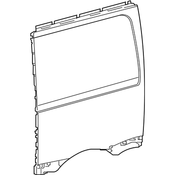 907-637-26-00 - Genuine Mercedes-Benz SIDEWALL PANELING